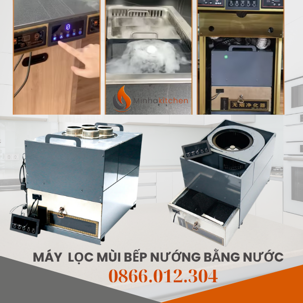 Hút khói triệt để mà không cần đường ống cho quán nướng BBQ Hàn Quốc ...